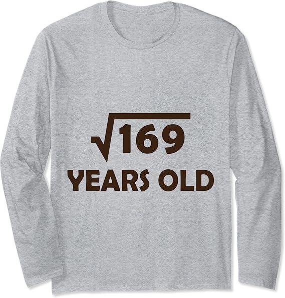Amazon Square Root 169 13 Yrs Years Old 13th Bday Birthday Boy amazon-square-root-169-13-yrs-years-old-13th-bday-birthday-boy